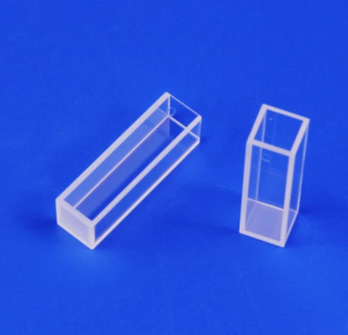 Quartz Cuvette with Plugs – Clear UV Lab Cell | ExactQuartz